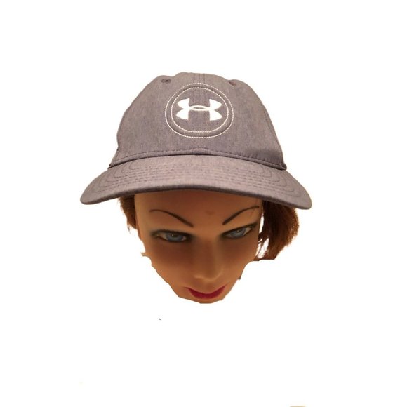 Under Armour | Accessories | Under Armour Logo Gray Baseball Hat Cap ...